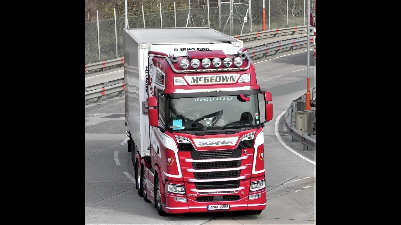 Irish Lorries at Holyhead Port. 30/03/2019 - YouTube