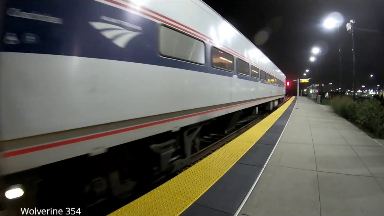 Journey: Amtrak Wolverine Train# 354 - YouTube