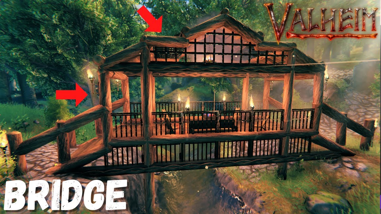 I Built A Bridge In Valheim National Park | Time-Lapse - YouTube
