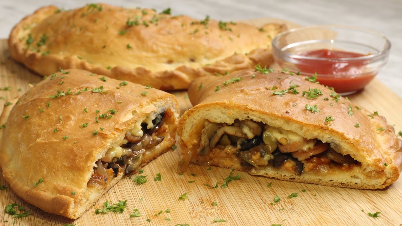 Calzone | Pizza pockets | Easy Homemade Recipe | Rinu’s Delicacies ...