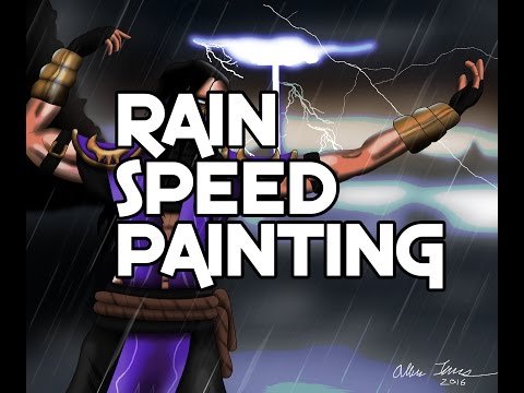 Rain Mortal Kombat Speed Painting