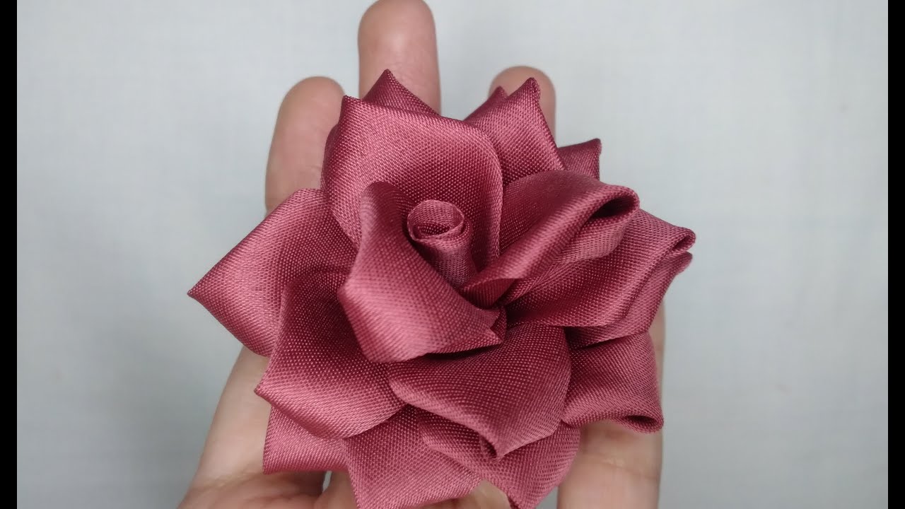 DIY: Ross flower 🌹 | fabric Ross flower craft | Cloth Ross flower ...