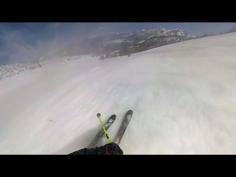 Chair 9 Windy As Hell Run at Mammoth, CA on May 7, 2023 - YouTube