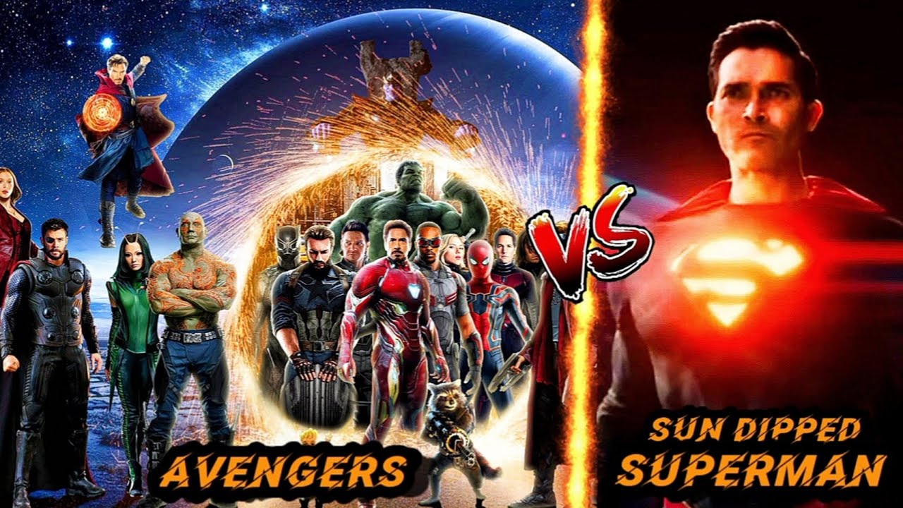 Sun dipped Superman vs Avengers // Thor vs superman // in hindi // aj ...