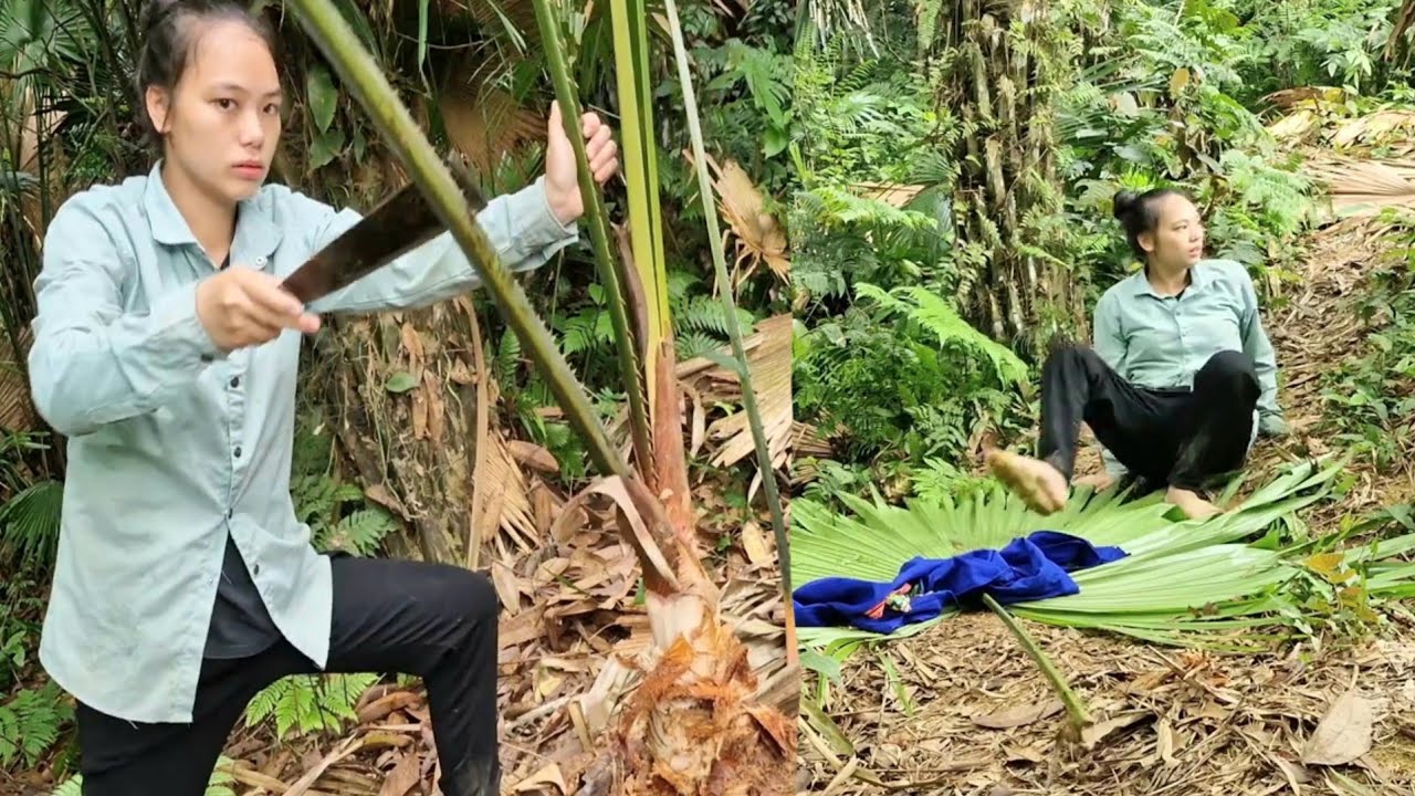 Baby panics when left alone when mother goes to work and meets kind person to help - YouTube