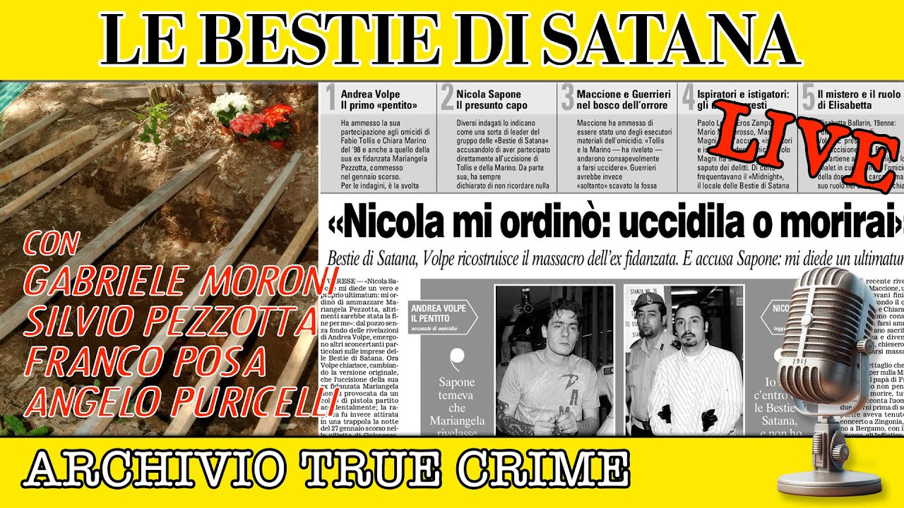 Le Bestie di Satana | ARCHIVIO TRUE CRIME LIVE - YouTube