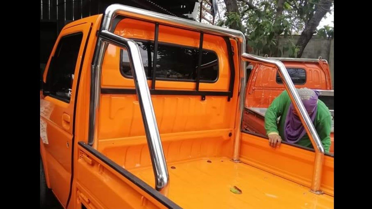 COSTUMIZE STAINLESS STEEL CANOPY AND ACCESORIES FOR MULTI CAB! - YouTube