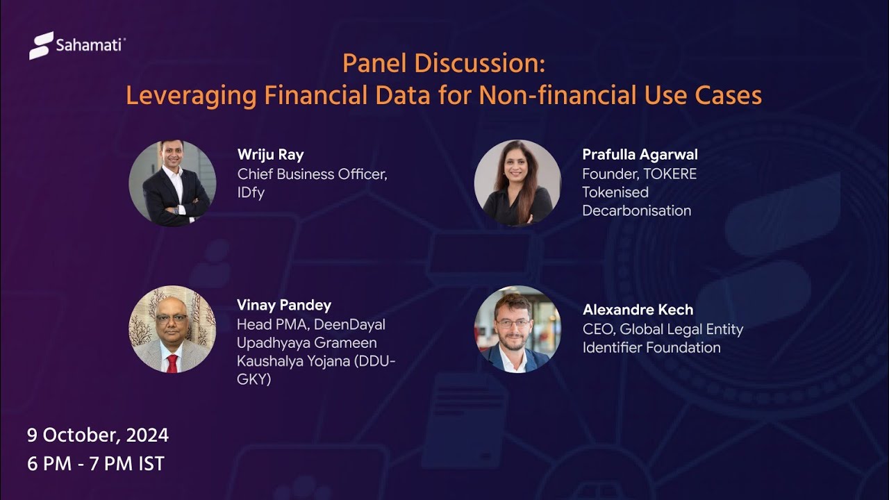Panel Discussion on Leveraging Financial Data for Non financial Use Cases - YouTube