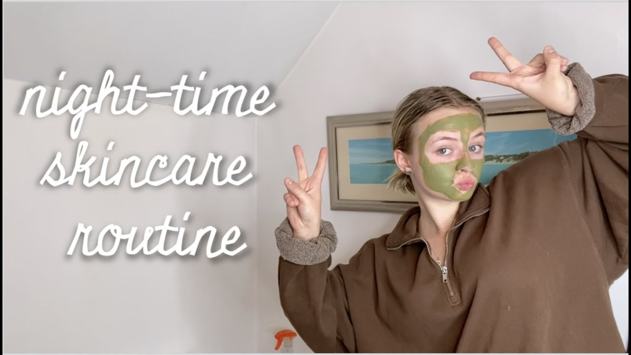 my night time skincare routine - pamper night :) - YouTube