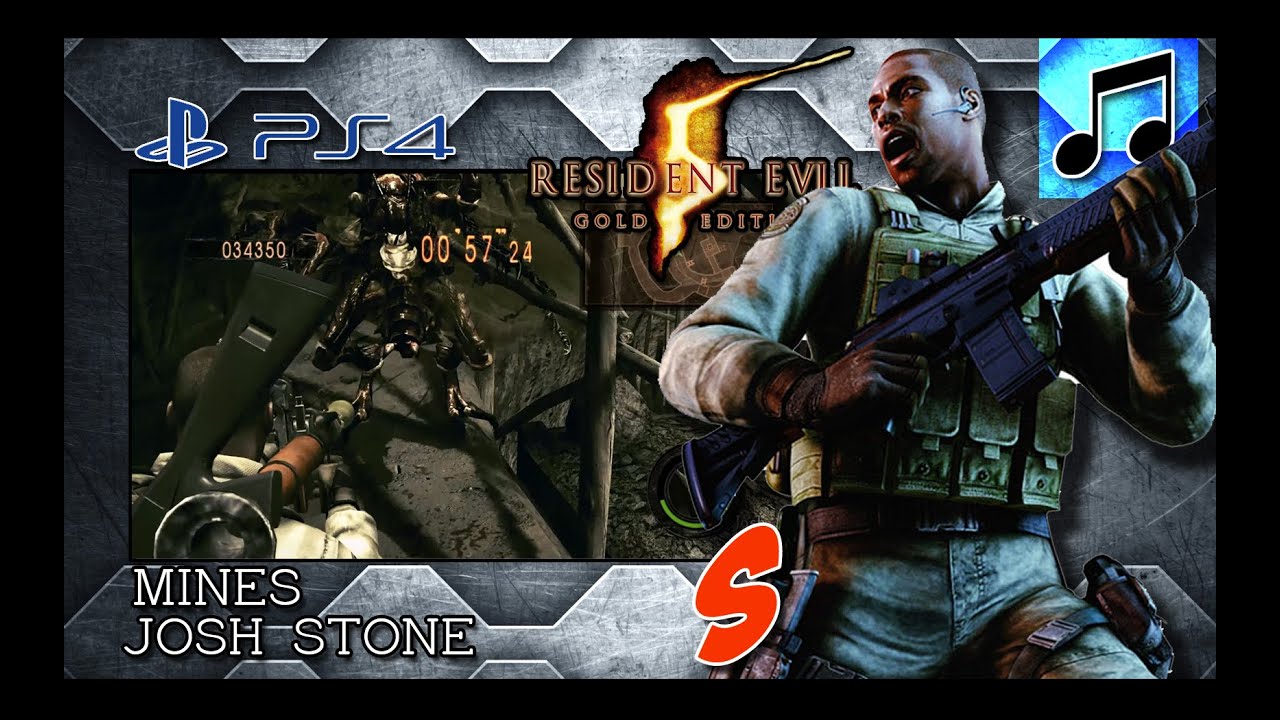 RESIDENT EVIL 5 Mercenaries - Josh Stone - Mines - 88000 / S Rank - YouTube