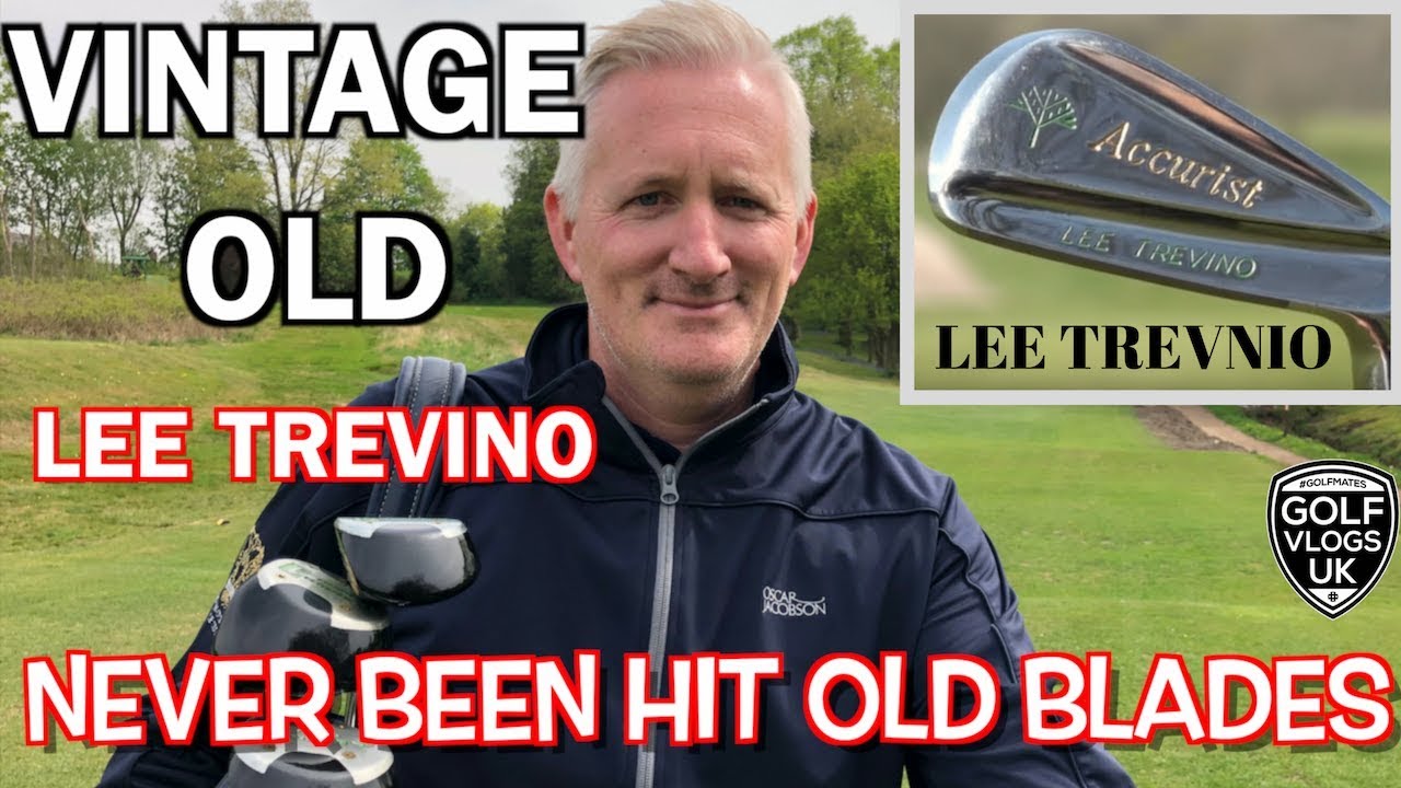 GOLF PRO PLAYS WITH OLD VINTAGE GOLF BLADES - YouTube