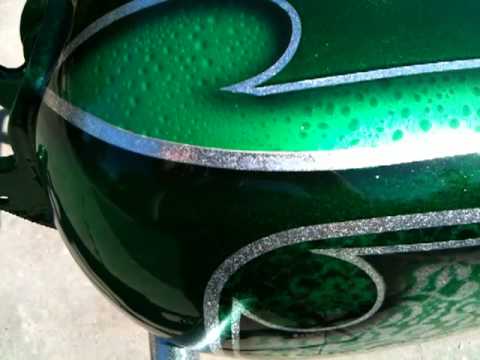 old school paint job with a modern twist - YouTube