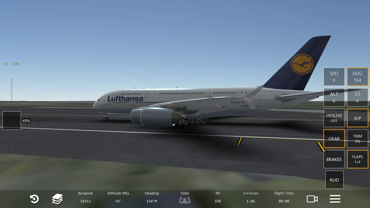 Infinite flight despegues Airbus(6) - YouTube