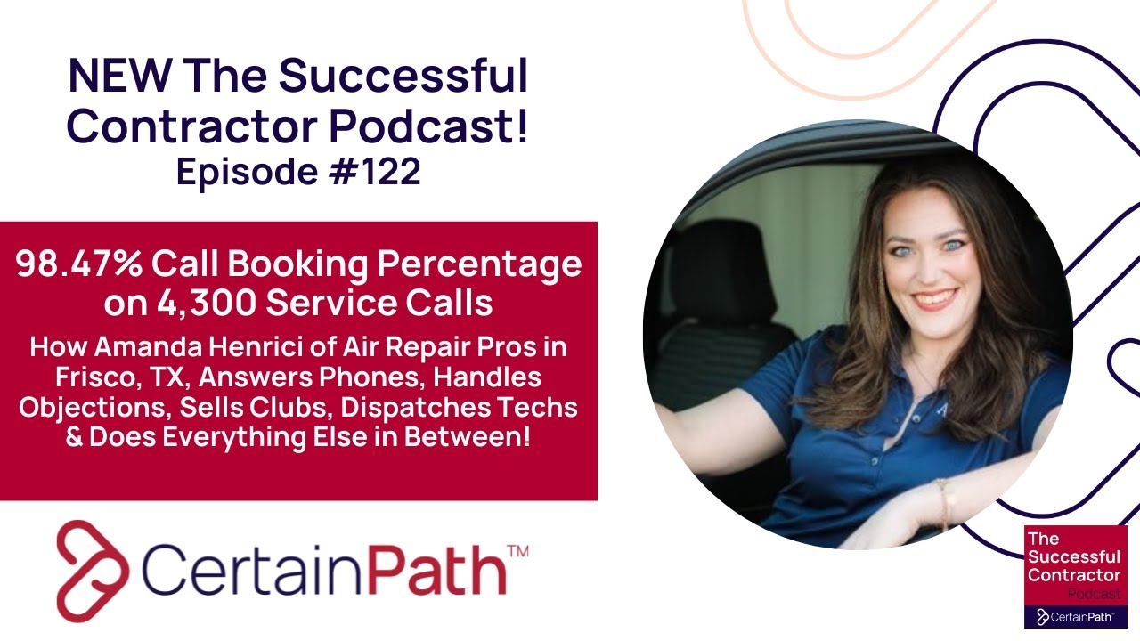 98.47% Call Booking % – How Amanda Henrici of Air Repair Pros Answers ...