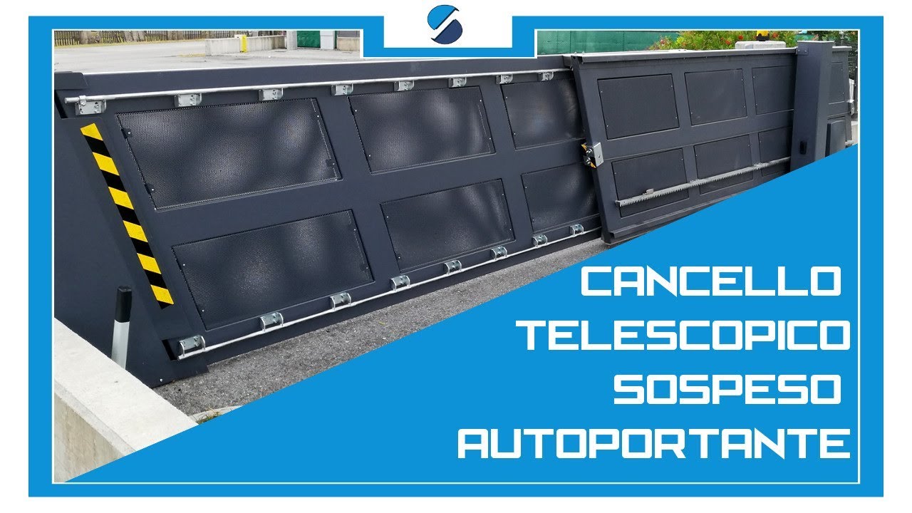 Come funziona un Cancello Autoportante Telescopico [New] - YouTube