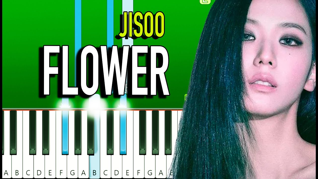 JISOO - FLOWER - (Piano Tutorial) Snippet - YouTube
