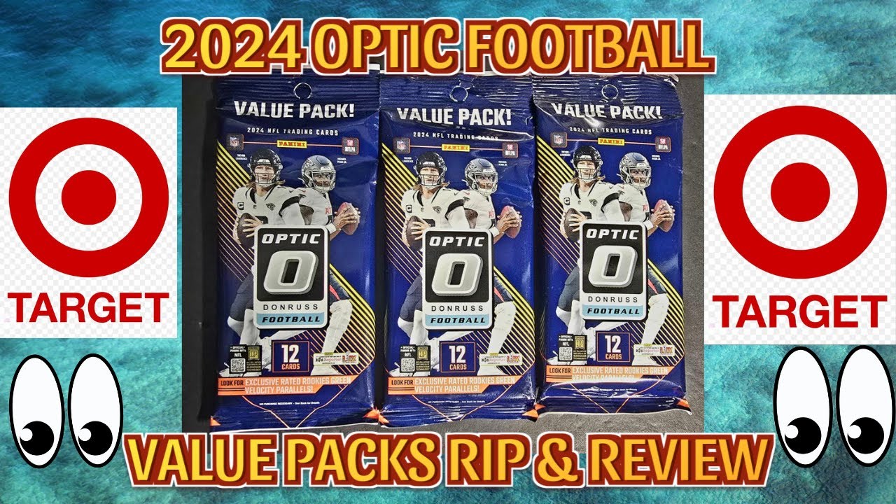👀FIRST LOOK👀 2024 OPTIC FOOTBALL VALUE PACKS RIP & REVIEW. Hunting for ...