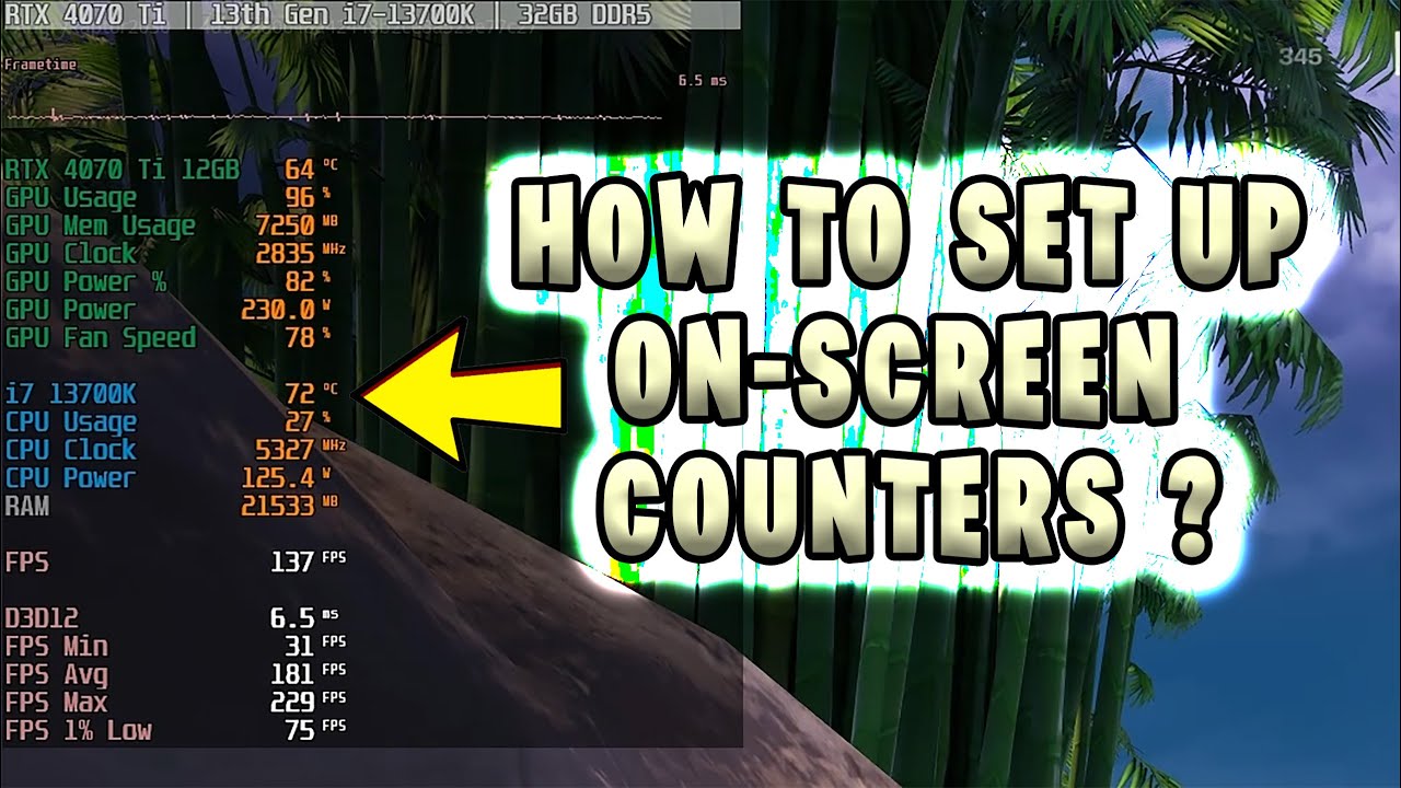 How to set up on-screen FPS counters to look like this? - YouTube