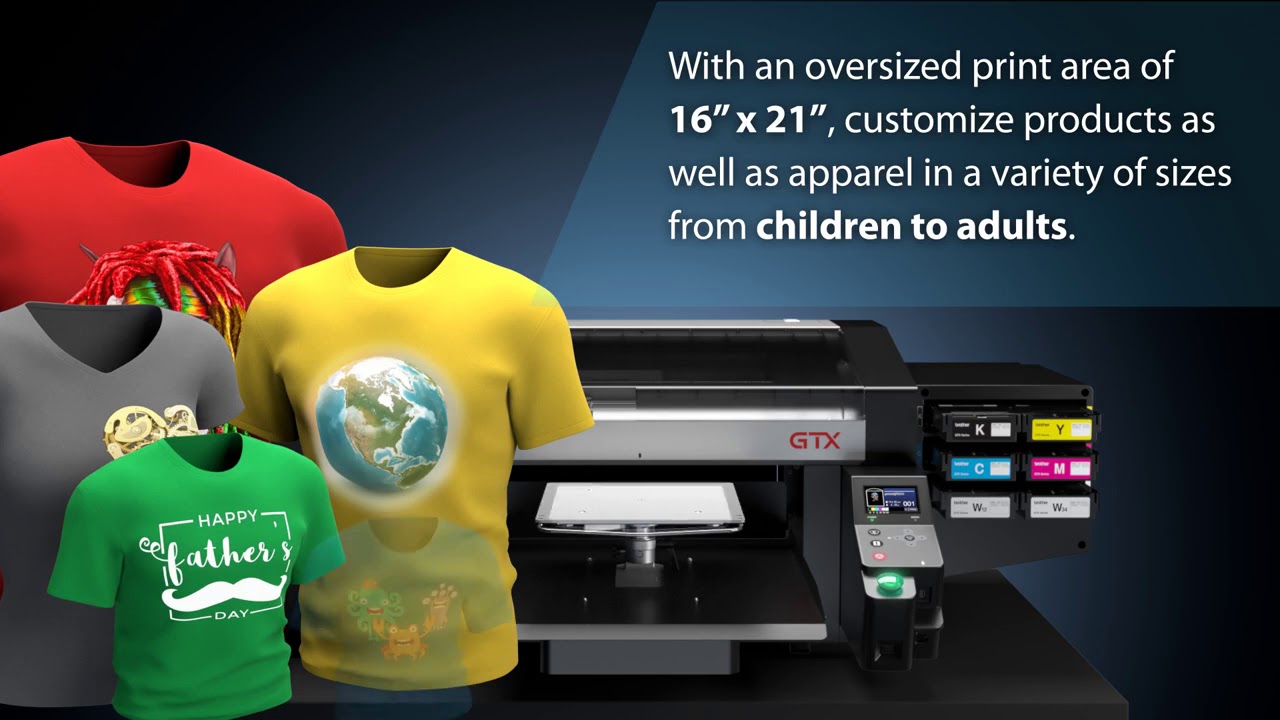 Imprimare direct pe textile - Today Advertising - YouTube