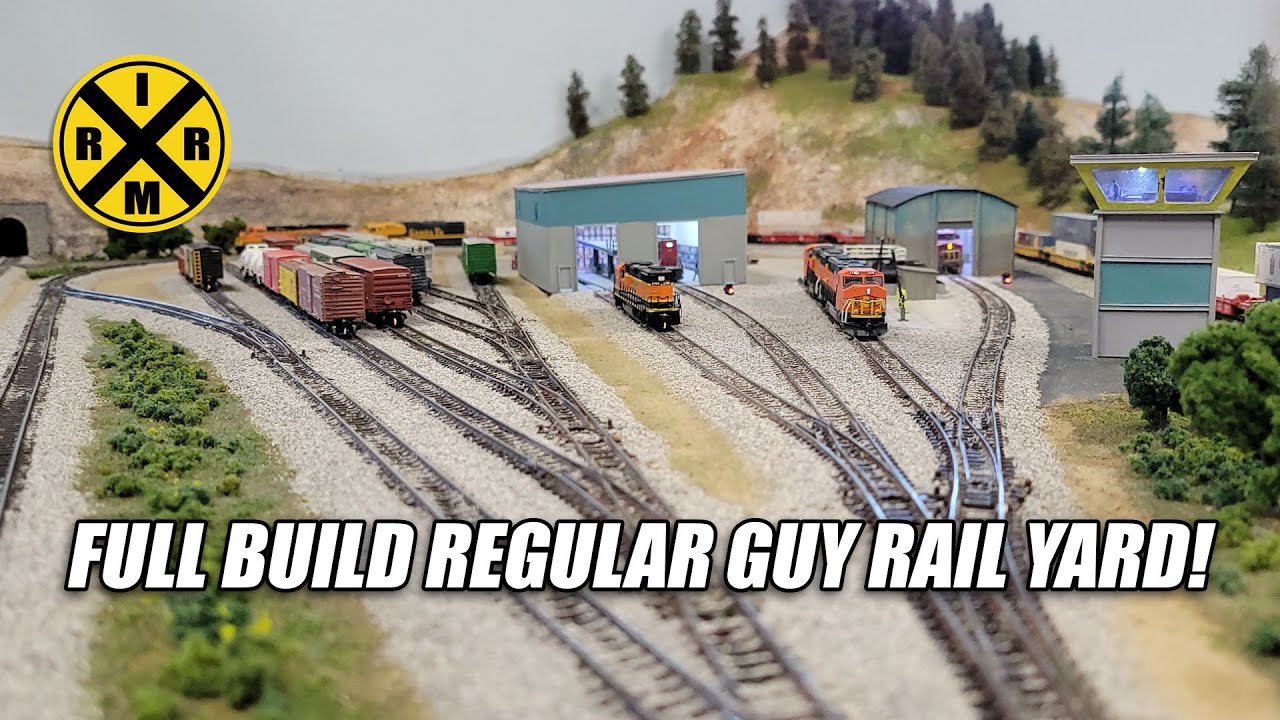 110: Building My AWESOME Rail Yard Beginning To End! - YouTube