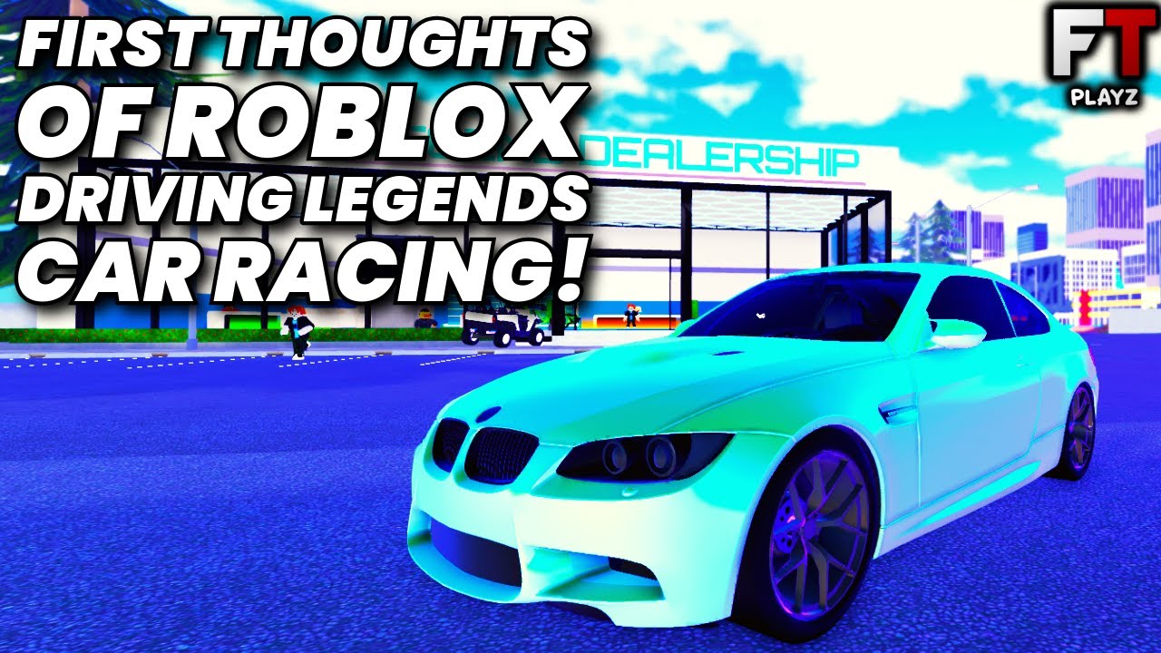 Playing Roblox Driving Legends Car Racing For The FIRST TIME! (Got some ...