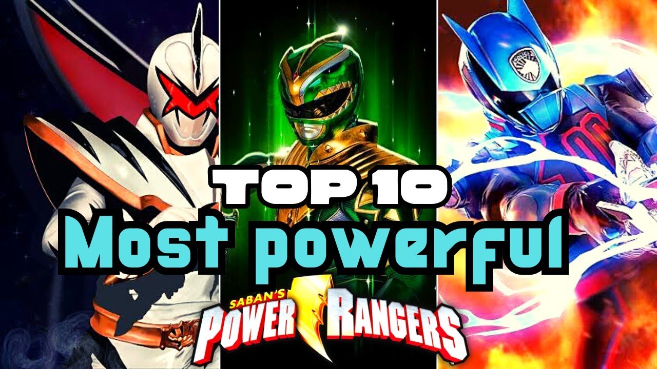 Top 10 Most Powerful Power rangers of all time | power rangers series ...