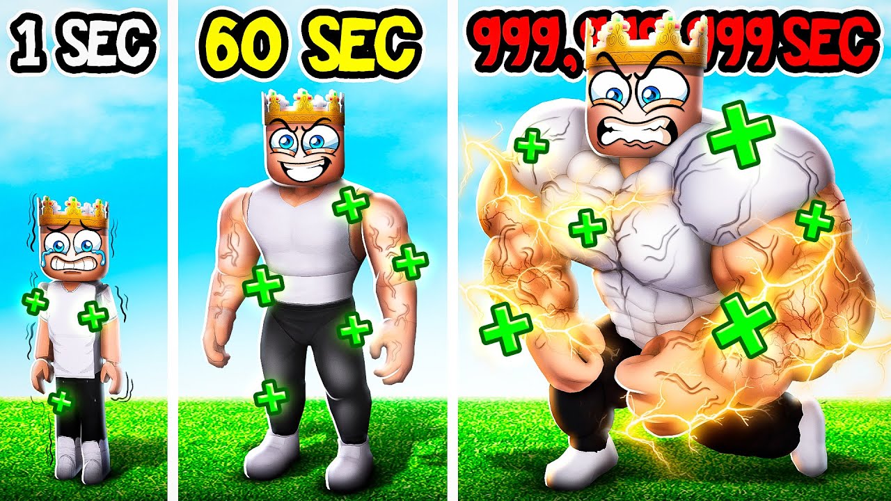 Roblox +1 STRONG Every Second! - YouTube