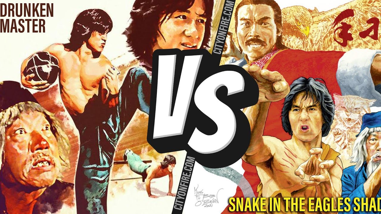 Drunken Master V/S Snake In The Eagle Shadow | अब हिंदी में | Hollywood Movies | Jackie Chan ...