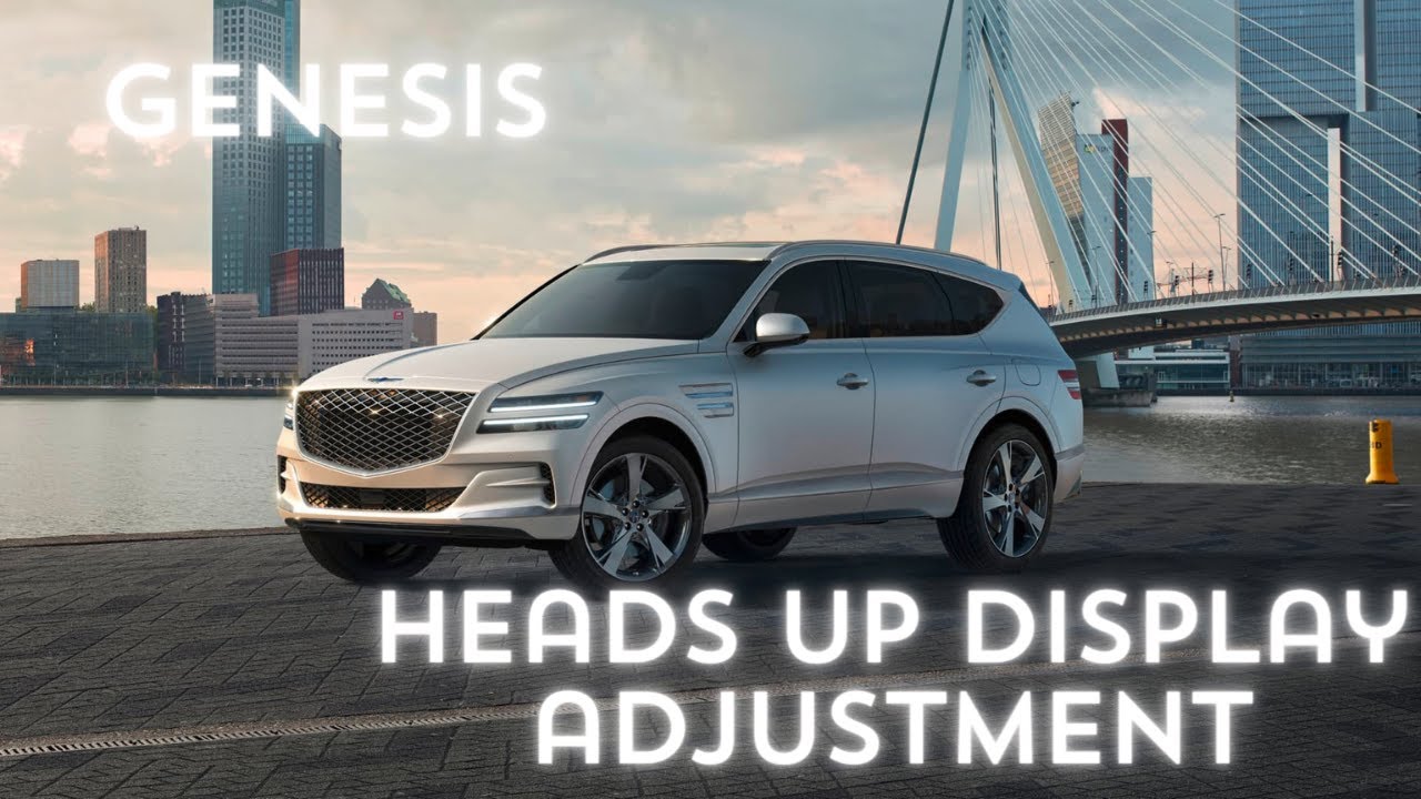 How to adjust the heads up display in your Genesis - YouTube