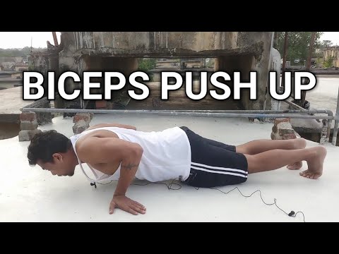 Biceps (Reverse) Push Up For Beginners | How To Train Your Biceps With ...
