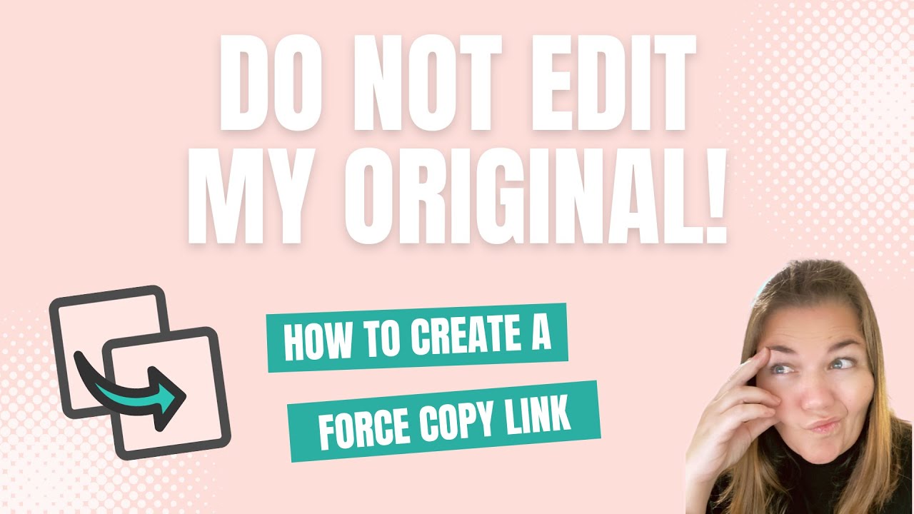 How to Create a Force Copy Link for Your Google Spreadsheet Templates ...