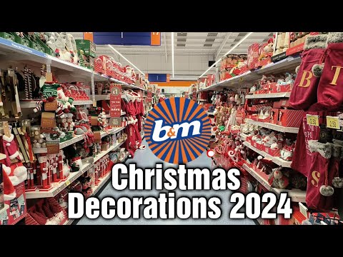 New B&M Christmas 2024 Decorations Gift Ideas Shop With Me - YouTube