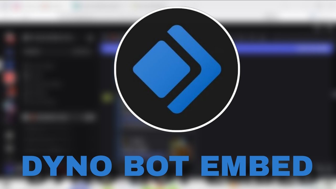 Dyno Bot Embed Message | Dyno Bot Welcome Message Embed - YouTube