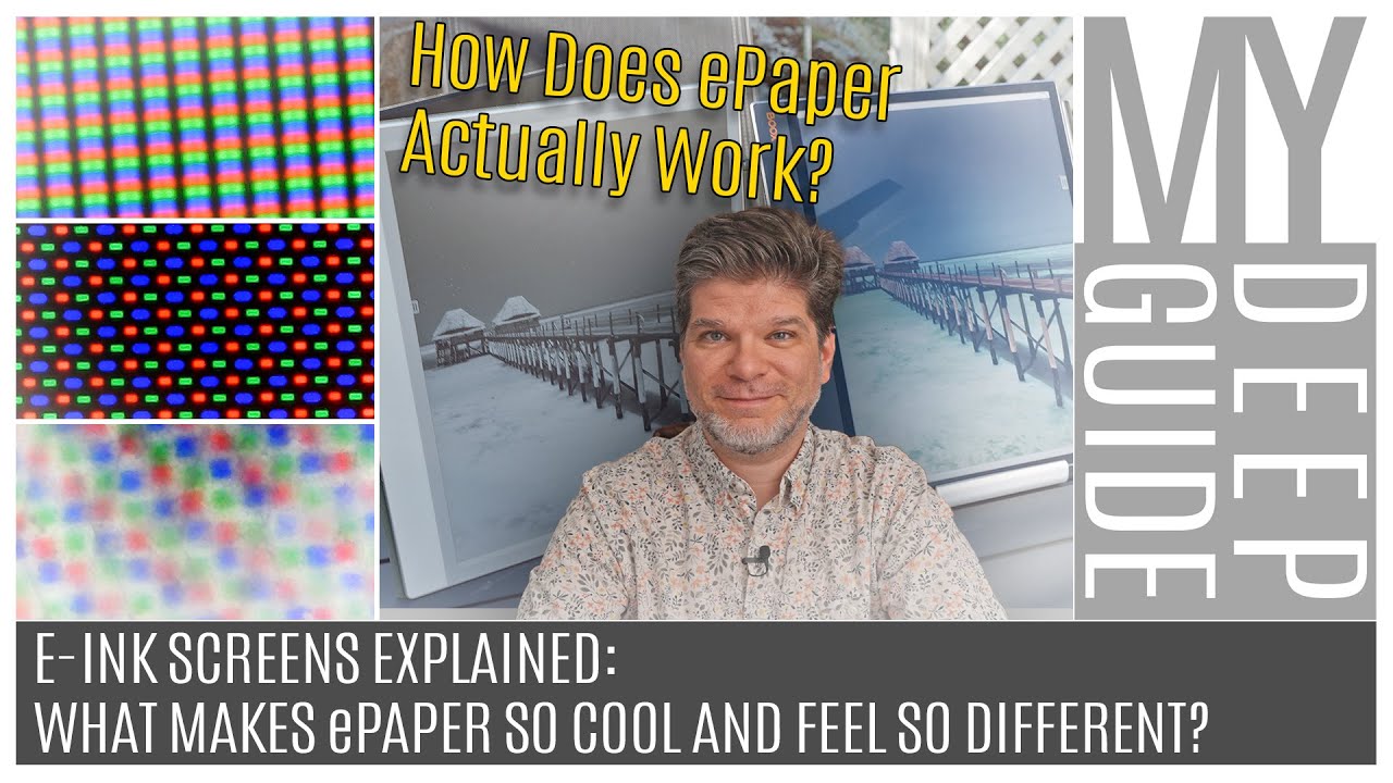 E-Ink Screens For Beginners | What Makes ePaper So Cool and Feel So ...