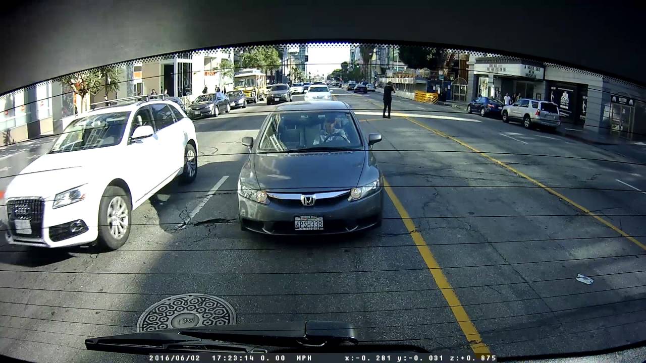 Accident caught on Rear Dashcam - YouTube