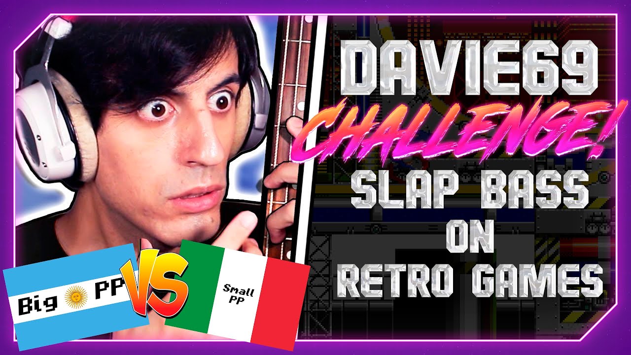 Slap Bass on retro games - Davie504 challenge! - Bajo slap en video ...