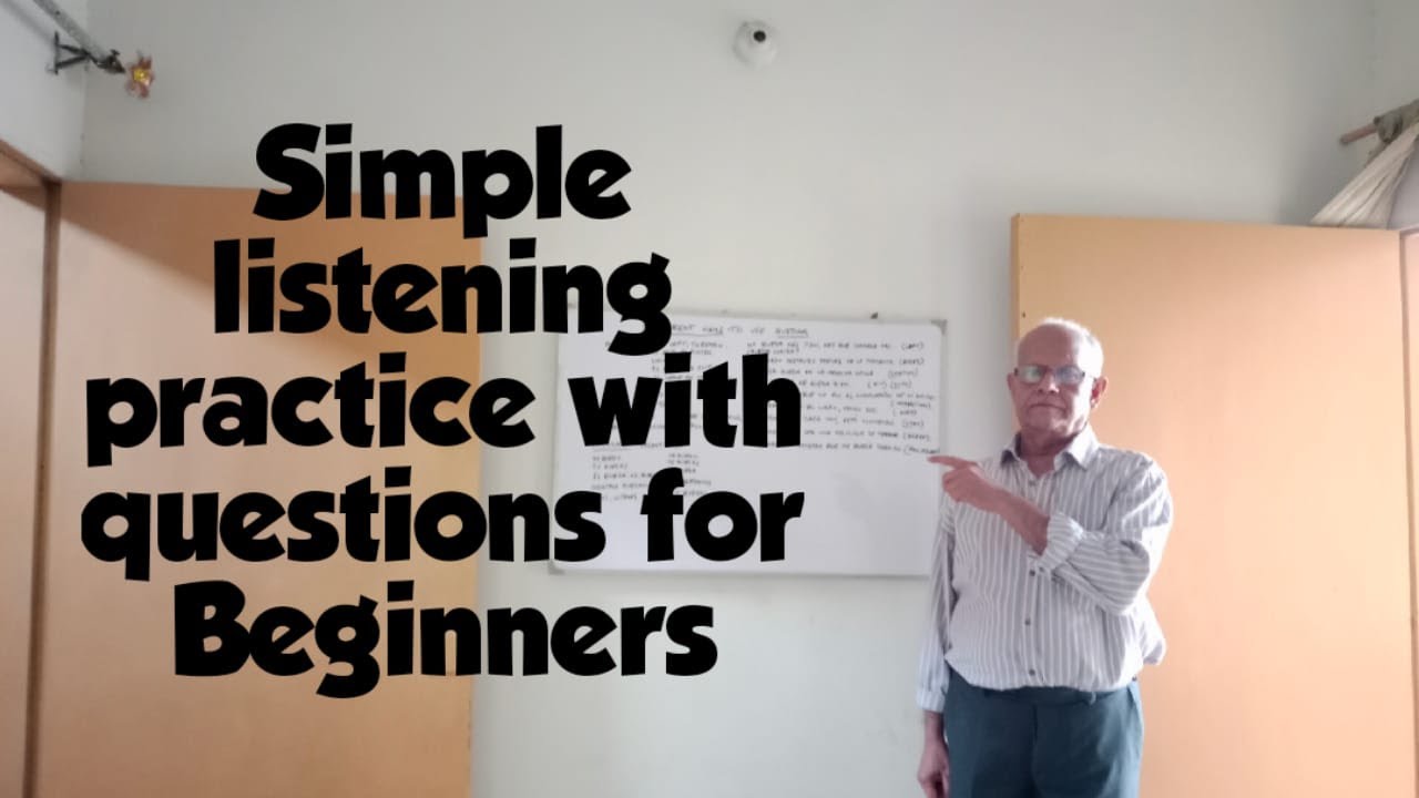 Lesson 90: Simple audio listening practice for beginners. - YouTube