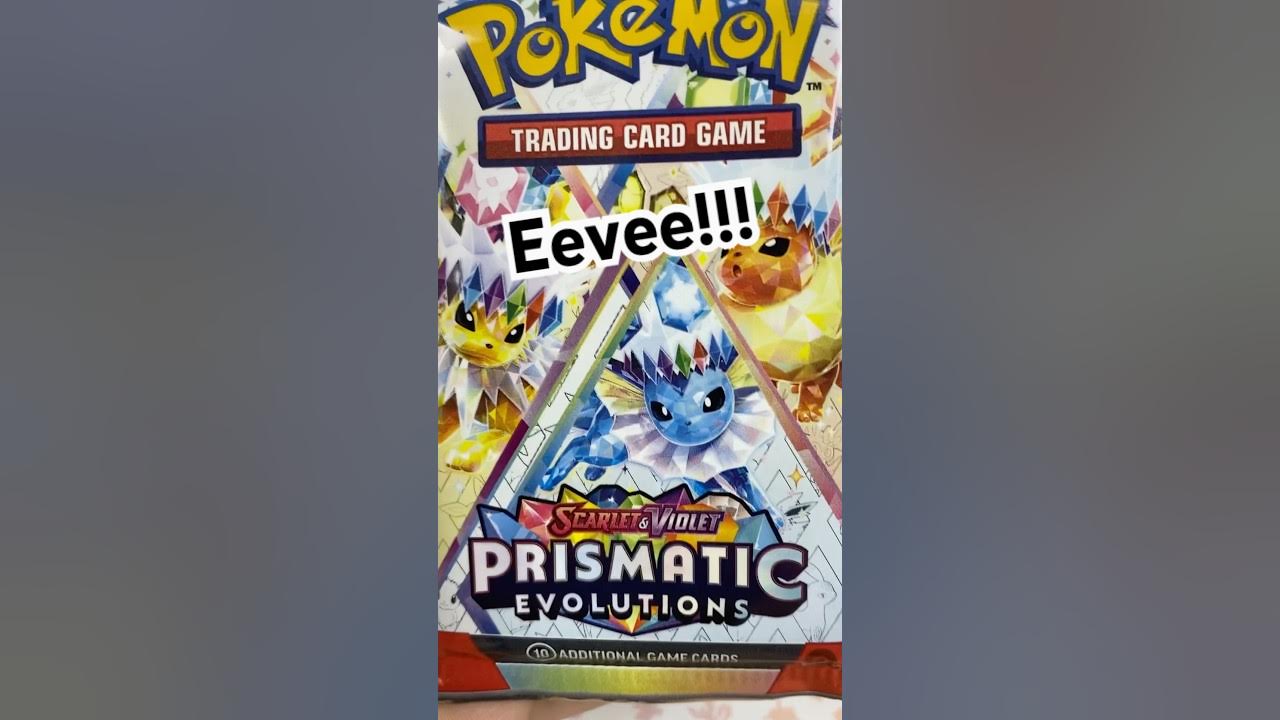 Prismatic opening! Eeveelutions where you at?? #pokemon #fyp #opening #daily #collection #tcg # ...