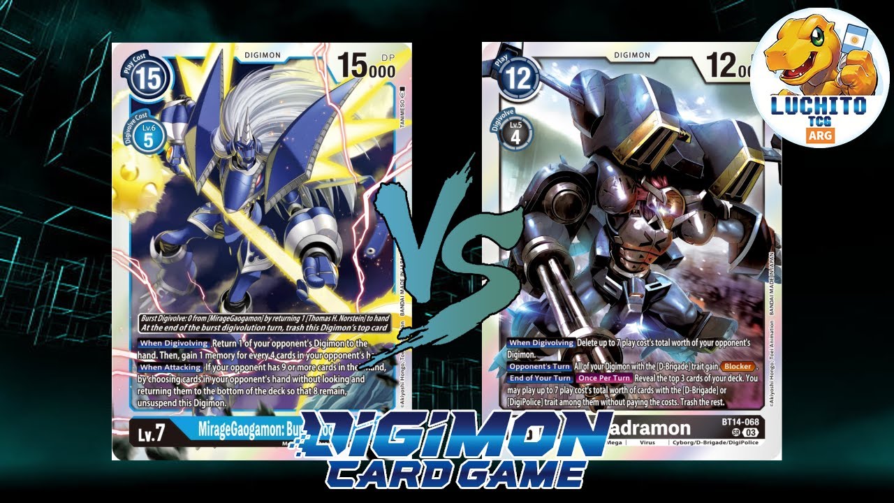 Open Qualy Buenos Aires Round 1 - Miragegaogamon vs DigiPolice ...