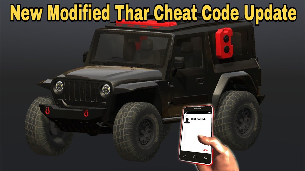 लो आ गया Update | Indian Bike Driving 3D New Update | New Modified Thar Cheat code Update ...