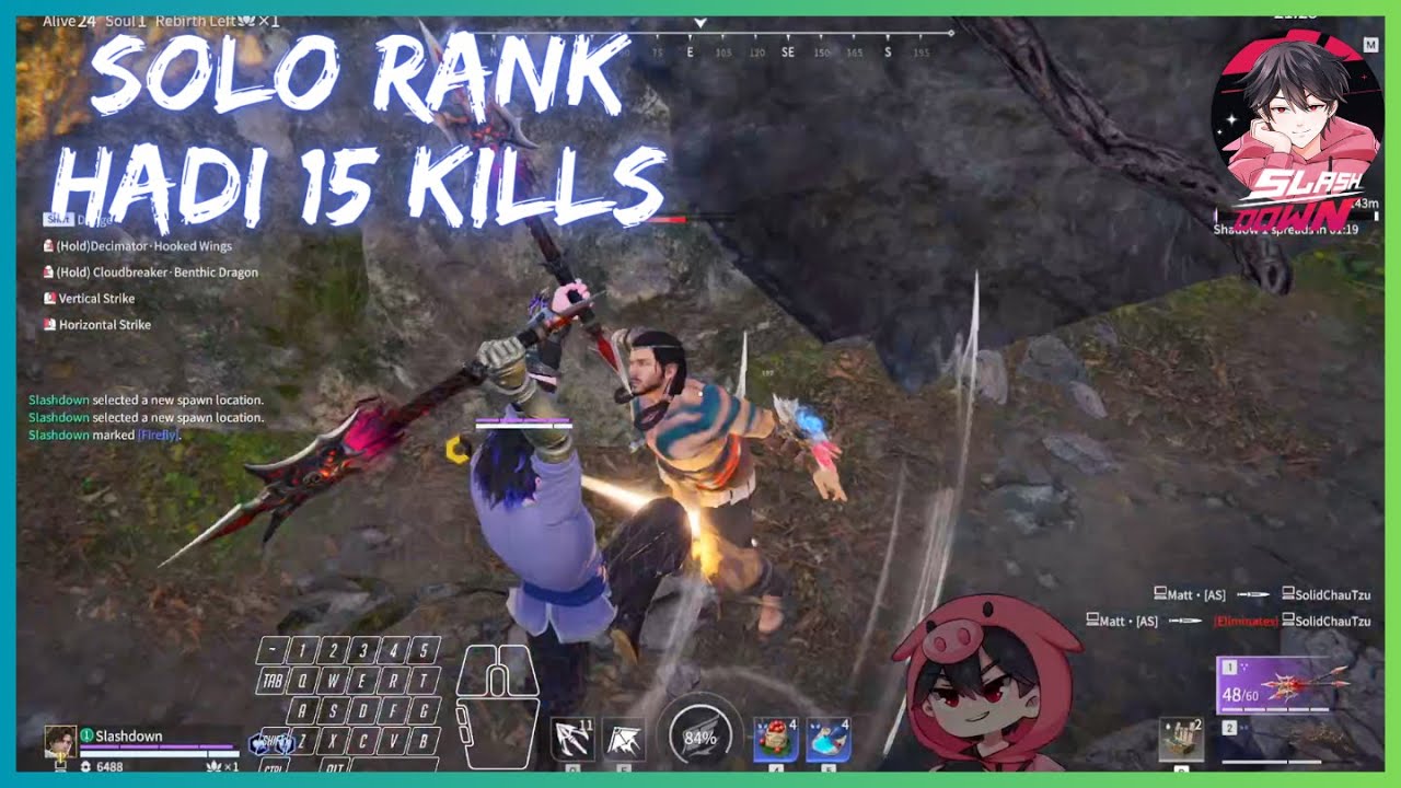 Solo Rank Gameplay - Hadi 15 Kills #16 Naraka Bladepoint - YouTube