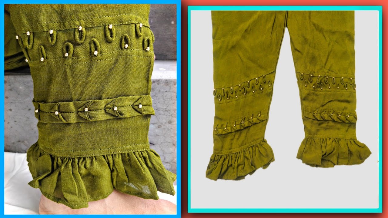 New Trouser Design with Dori Loops / latest Trouser Designs Stitching ...