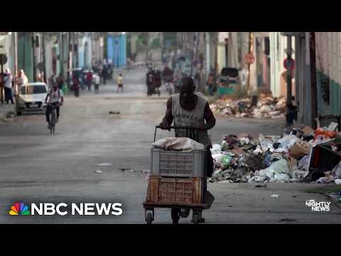 Cuba faces growing pressure amid humanitarian crisis
