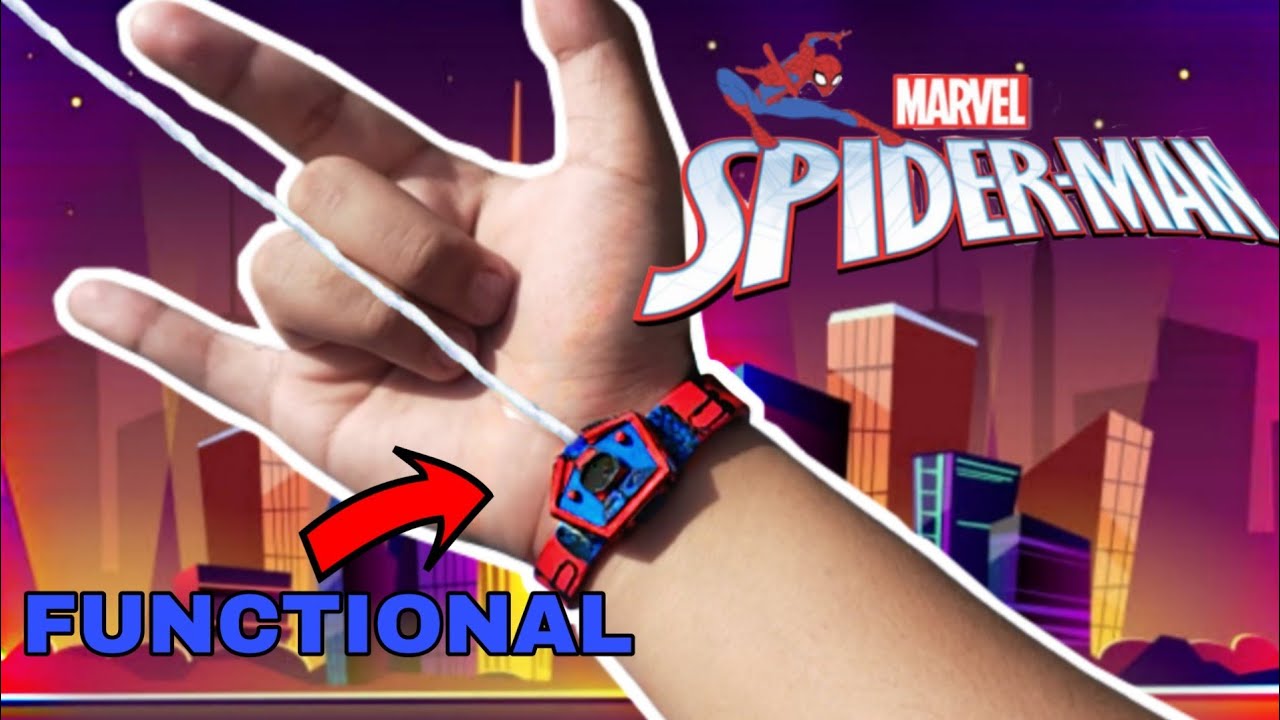 How To Make MARVEL'S Spider-Man Web shooter (WITH TEMPLATE) - YouTube