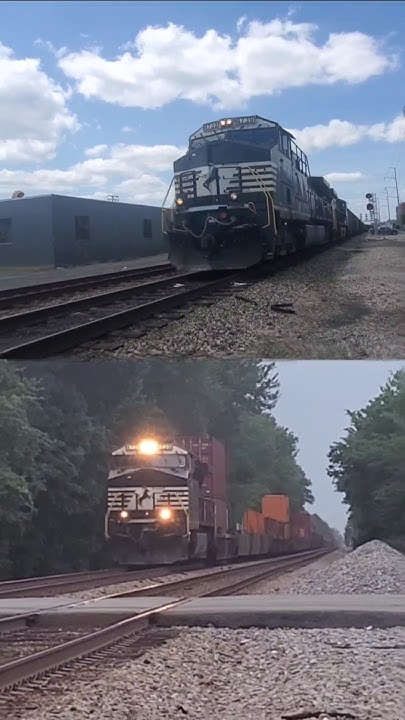 I caught the same train twice! NS 4739 #norfolksouthern #locomotive - YouTube