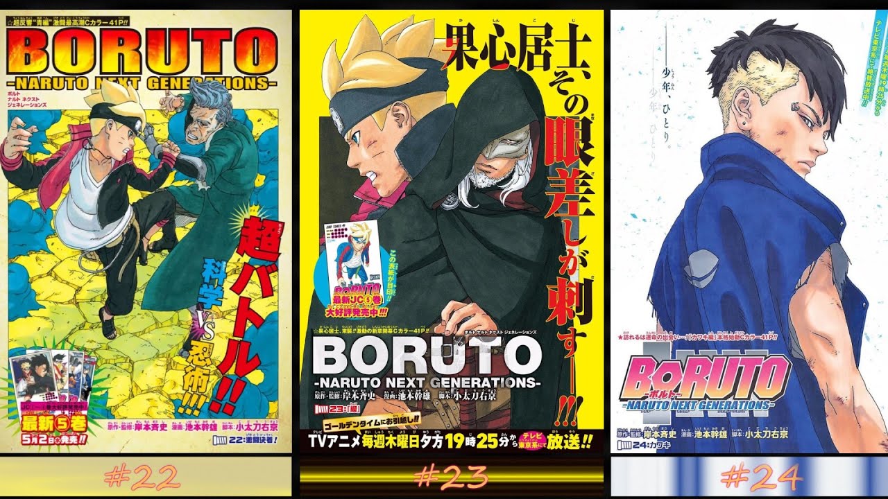 All Boruto Manga Chapter Covers - YouTube