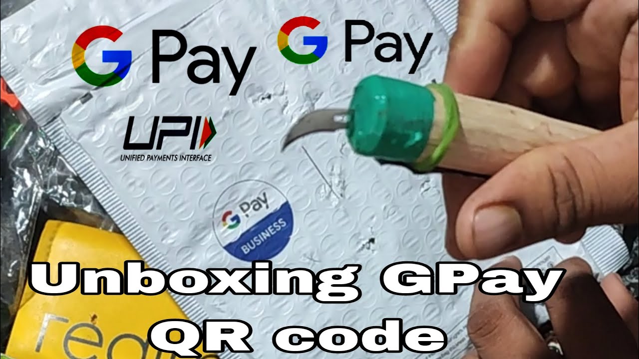 Unboxing GPay Business QR Code for your Business account. Happy ...