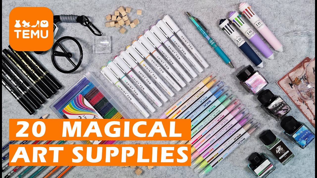 I Found REAL Magic in Temu Art Supplies! (Massive Haul) - YouTube