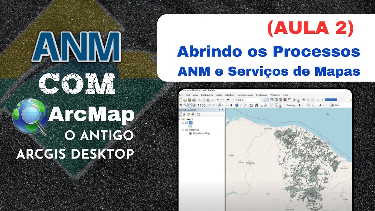 (AULA 2) ANM com ArcMap/ArcGis Desktop: Abrindo os Processos Minerários ...