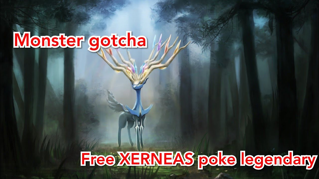 MONSTER GOTCHA || FREE XERNEAS POKEMON LEGENDARY - YouTube